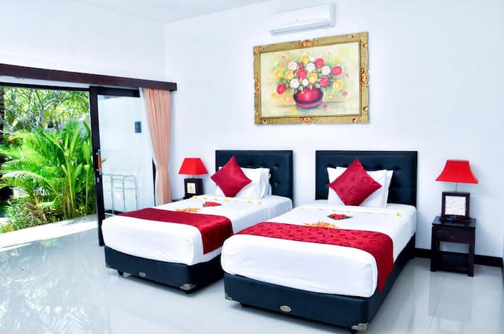 Room With Brkfst, Pool, Wifi Near Beach - Sanur