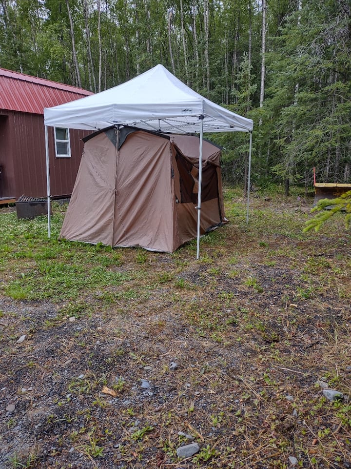 #7 Tent - Full Bed Shack In The Woods - Hope, AK