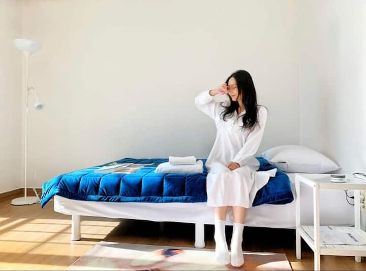 개인욕실/30초 편의점/다양한명소/3개 전철역/30초 버스정류장/넓은공간/아가침대 - Uijeongbu-si