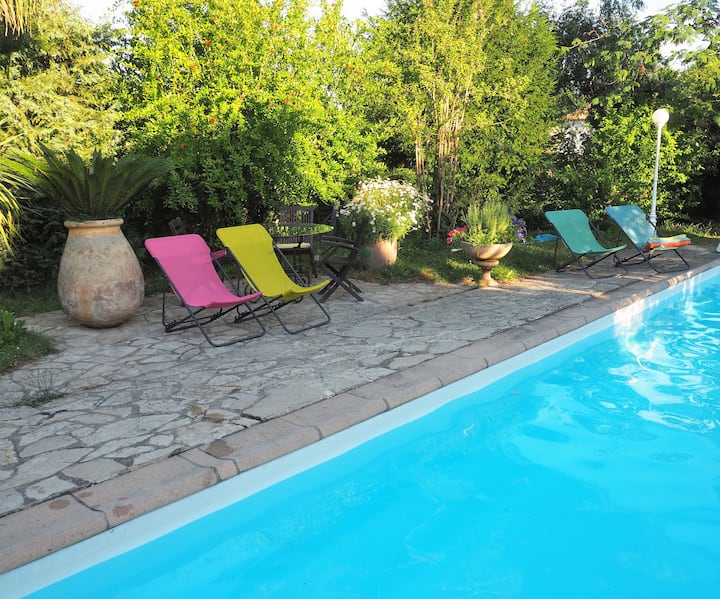 Studio Entrée Privé Clim. Accès Piscine, Parking - Vence