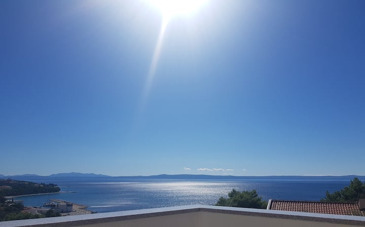 Comfortable Apartment With Beautiful Sea View. - Brela