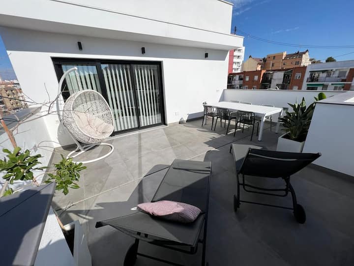 Apartamento Con Amplia Terraza - スペイン バレンシア