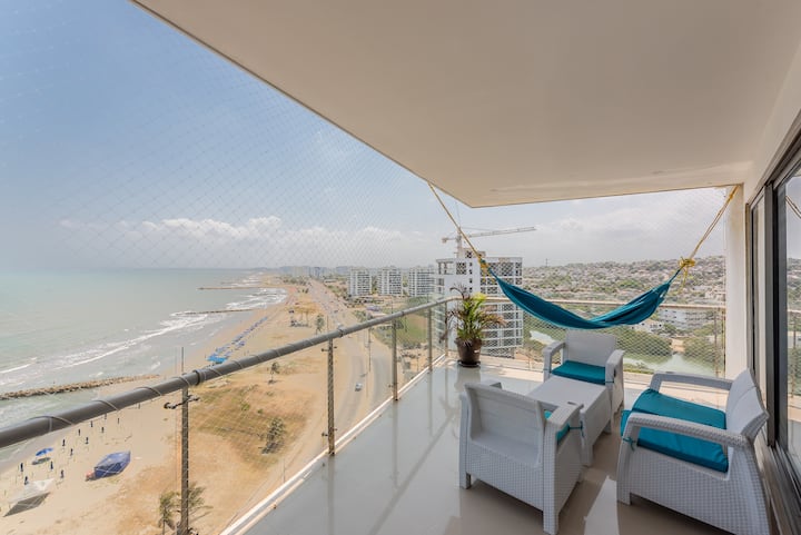Luxury Ocean View Retreat Pool | Jacuzzi & Beach - Cartagena das Índias