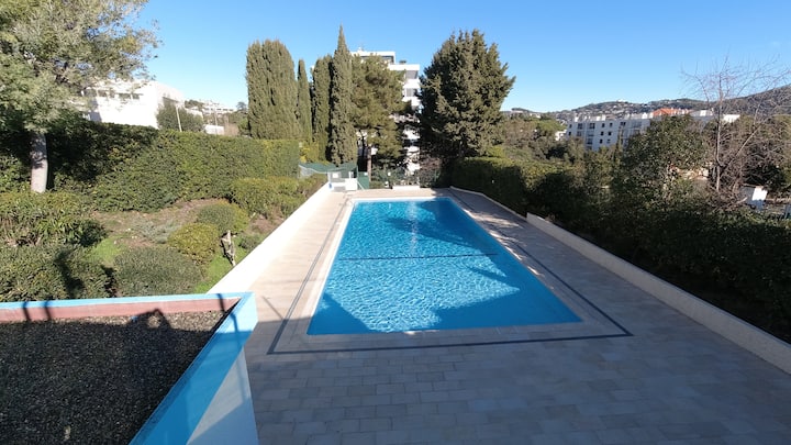 Studio Cosy Dans Résidence Sécurisée Avec Piscine - Cannes