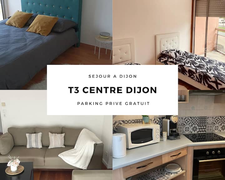 Résidence Drapo - T3 Avec Parking Privé - Dijon