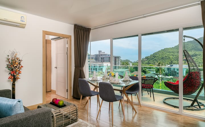 Mountain View 1bedroom With Large Terrace@nai Harn - Changwat Phuket