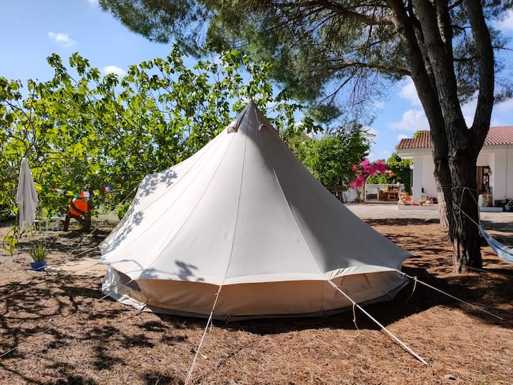 Bonita Bell Tent De 20 M2 Con Vistas Al Jardin - Novo Sancti Petri