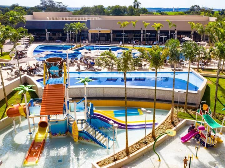 *Ap 1 Dormitório No Solar Das ÁGuas Park Resort - Olímpia