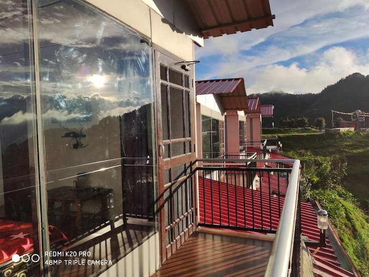 Cottage With Balcony And Valley View - Dhanaulti
