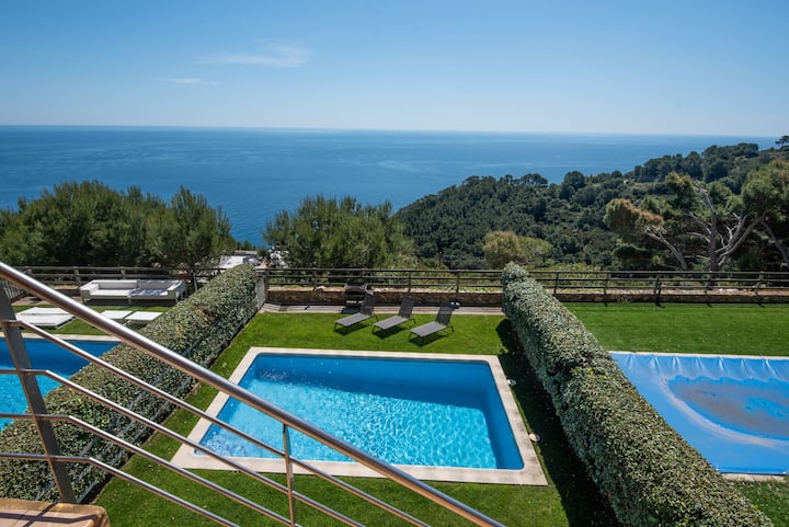 Maison Pour 8 P. Avec A/c, Wifi Et Piscine Privée. - Sa Tuna