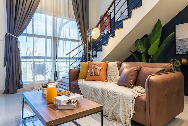 French Duplex 2br 7pax @ Arte Mont Kiara Mitec - Kuala Lumpur