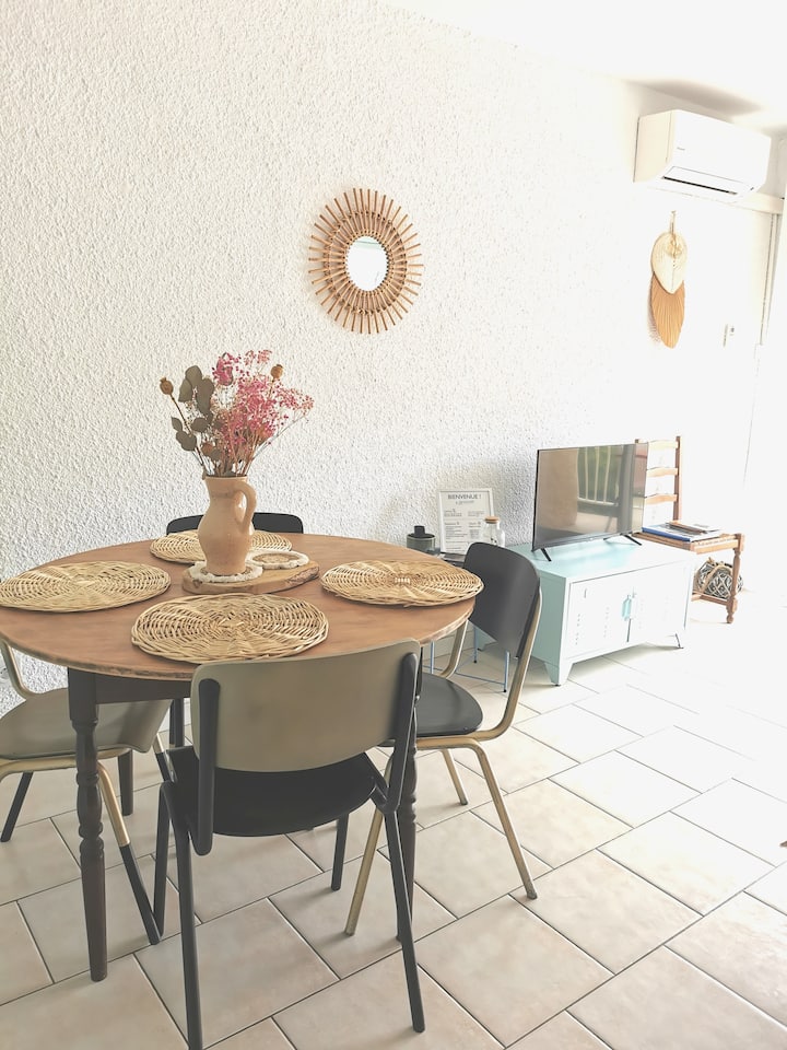 Plage Des Chalets Appartement T2+terrasse 🏖️ - Gruissan