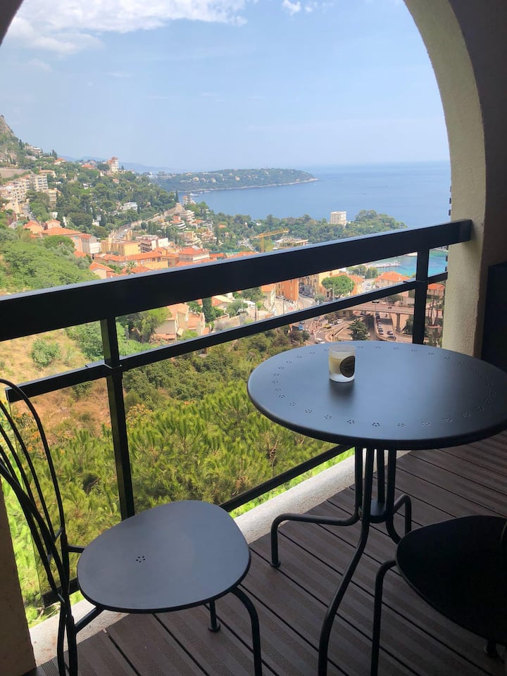 Superbe Appartement Vue Mer Aux Portes De Monaco - Monaco