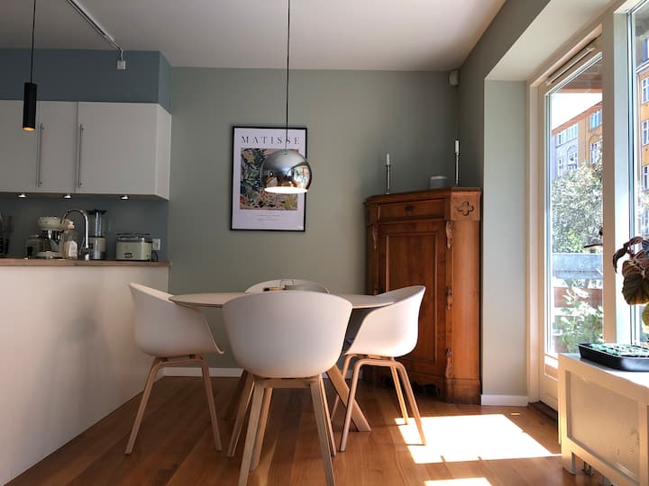Cozy Central Apartment With Garden Access - Copenhague