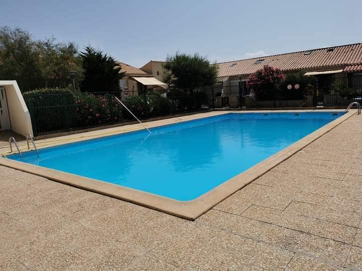 Pavillon Vue Sur Mer. Résidence Privée + Parking. - Narbonne