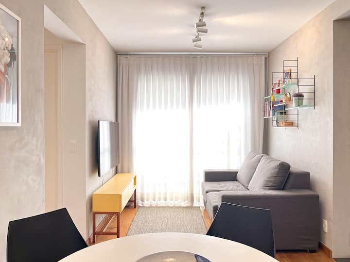 Apartamento Completo Iluminado E Aconchegante - São Paulo