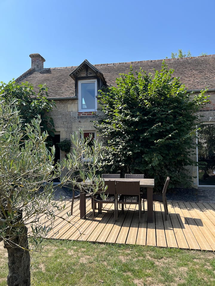 Charmante Maison Du Xviii En Pierre Rénovée - Hermanville-sur-Mer