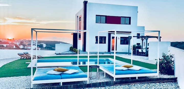 Ericeira Beachview & Sunset Villa - Private Pool - Ericeira