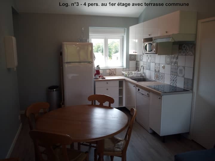 Log. 3 - 4 Pers. à L'étage Avec Terrasse Commune - Challans