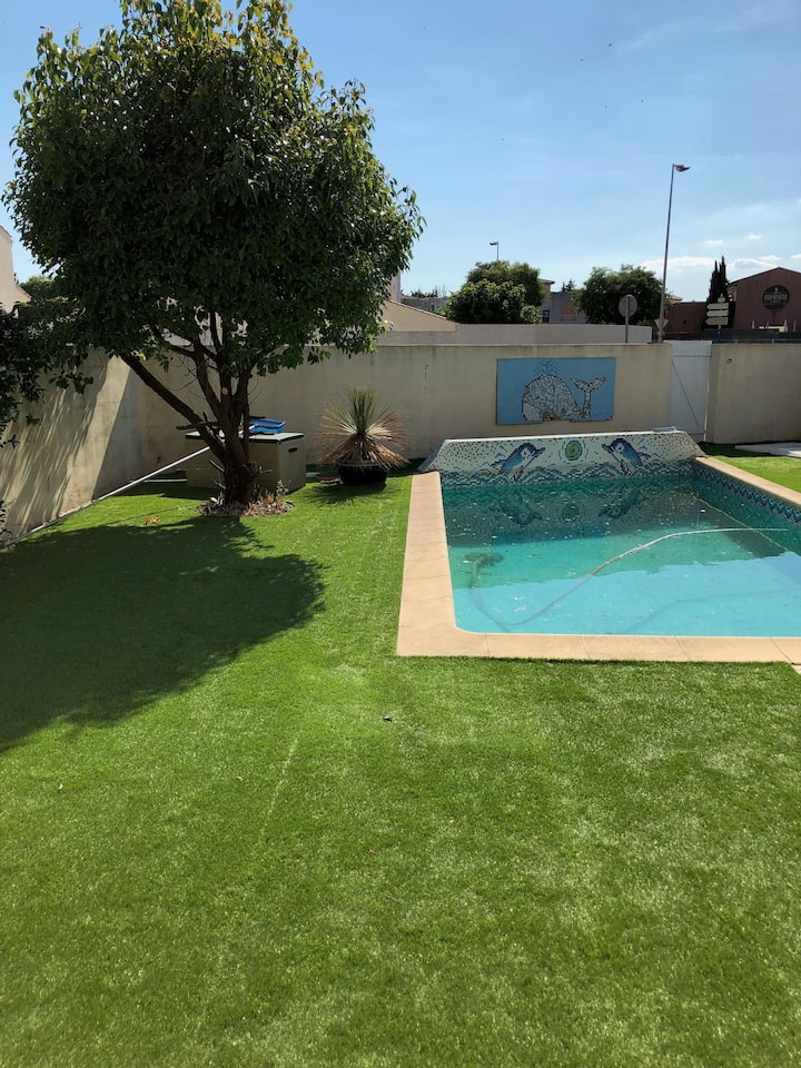 Lattes Villa 10 Pers+piscine+parking Proche Mer - Montpellier