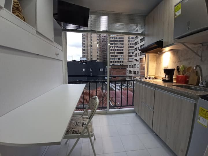 Espectacular Aparta Estudio En El Centro De Bogotá - Bogotá