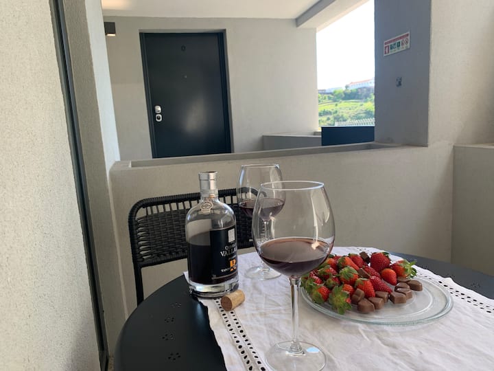 Douro Bridge C - Comfortable T0 With Terrace - Madalena