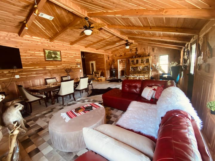 New! Entire Luxury Cabin W/ Pool (Pet Friendly) - Purtis Creek State Park, Eustace