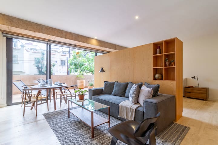 Loft Con Terraza Privada En Col Americana. - Guadalajara