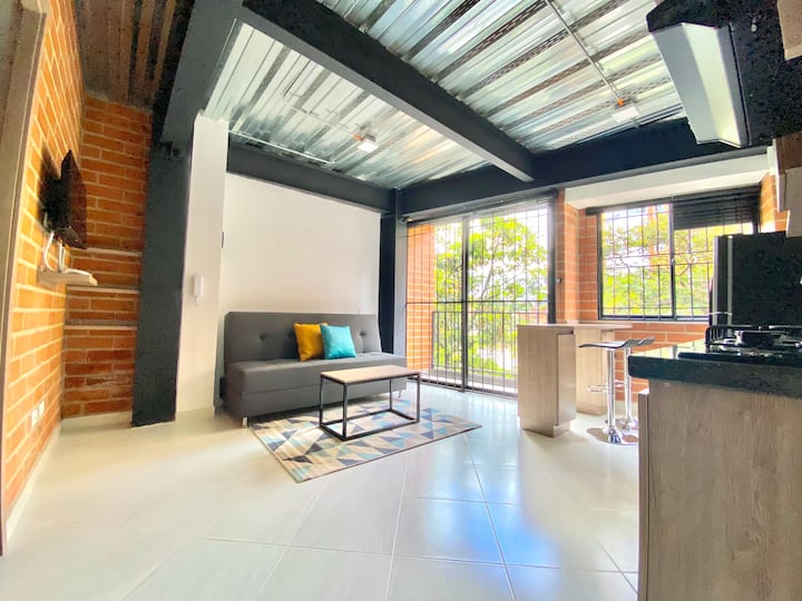 Freshapt With Balcony In Laureles 5 Min From Metro - Medellin, Antioquia, Colombia
