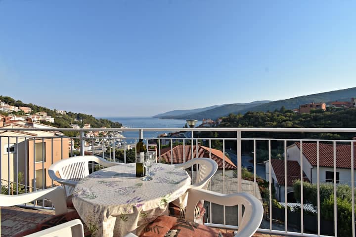 Three Bedroom Apartment Lavander With Sea View - Rabac