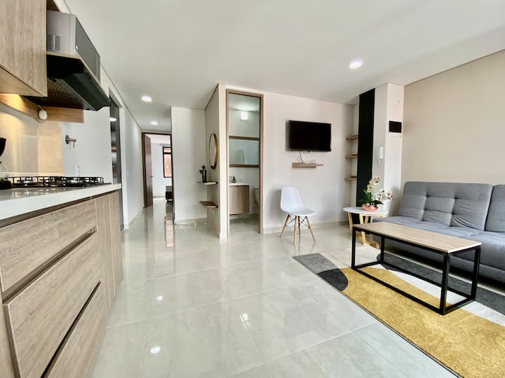 1003 Modern Flat +Balcony Laureles-estadio - Colombia