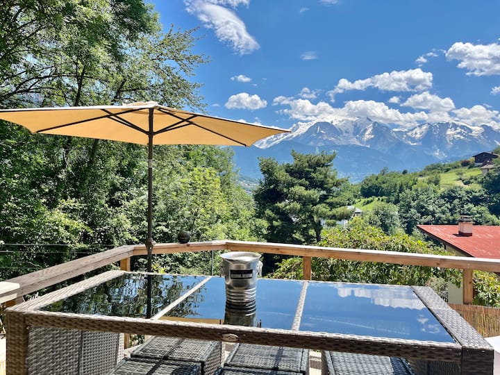 Spacious 3 Bed Apartment With View Of Mont Blanc - Sallanches