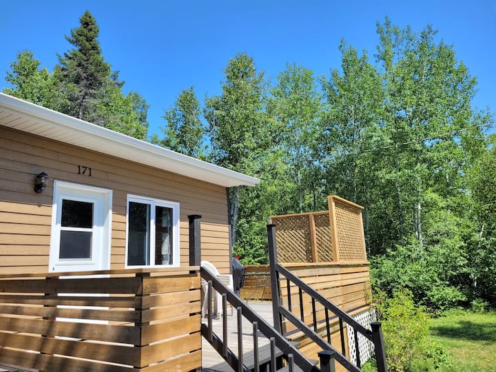 Le Caribou -Petit Chalet Rustique Près De La Plage - La Tuque