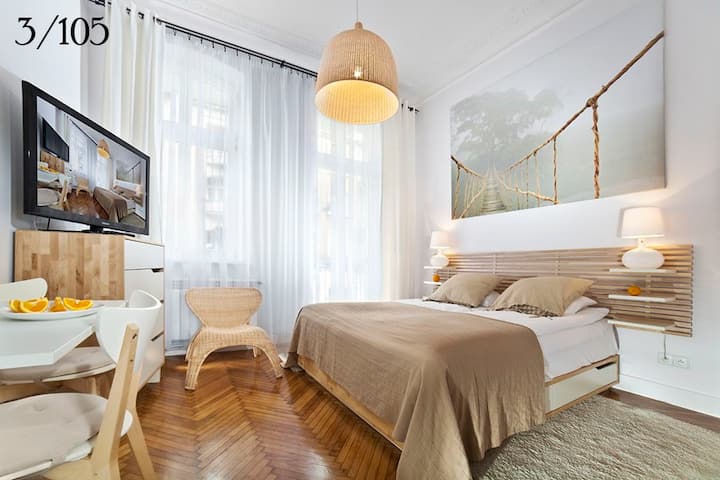 Apartament Typu Studio Z łóżKiem Podwójnym - Poznań