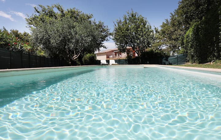 Gîte Entouré De Lavande Avec Piscine (2) - Grignan