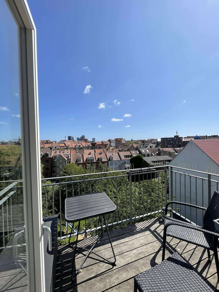 Hyggelig Taglejlighed Med Altan - Aarhus