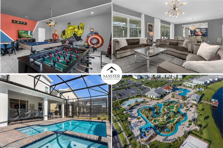 9 Bd/ 5 Ba Sleeps 28! Storey Lake (2862bd) - Kissimmee