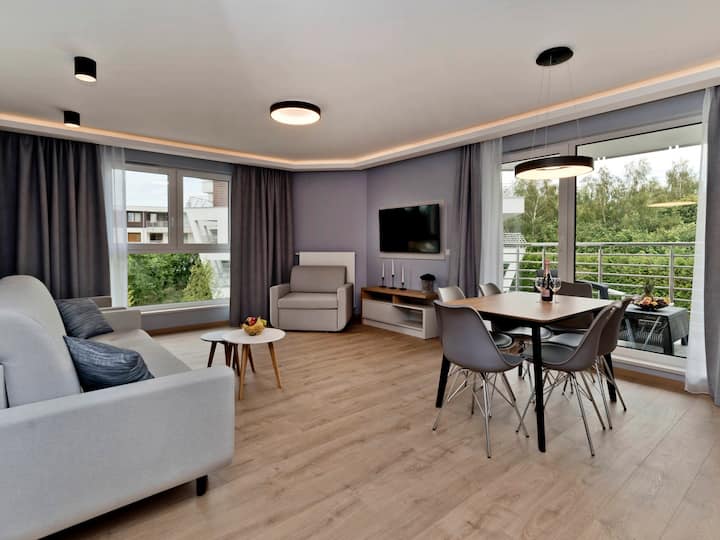 Blueapartpl Przestronny Apartament Z Balkonem D32 - Władysławowo