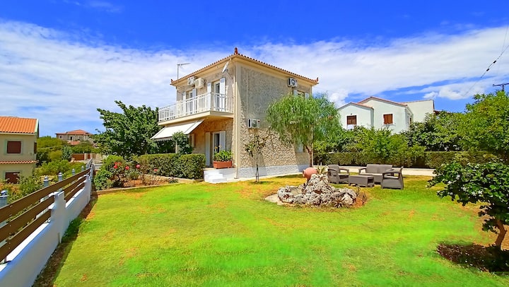 Moriana Stone Villa, Panoramic Views  And Garden - Cephalonia