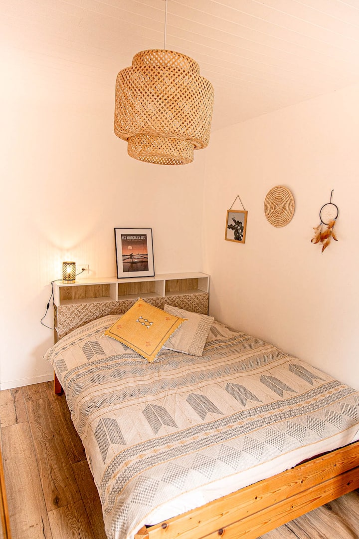 Cocon Lumineux à 1 Min Plage – Jardin & Calme - Plage Les Moutiers-en-Retz