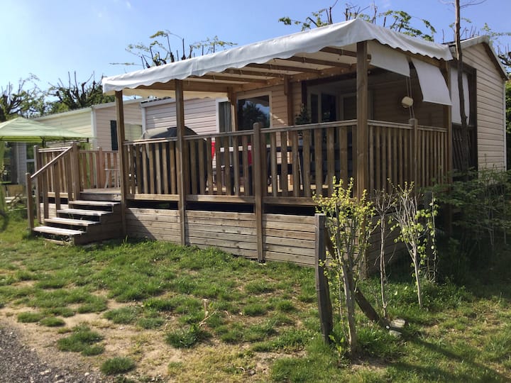 Mobil Home Dans Camping Avec Piscine - Lac d'Aiguebelette