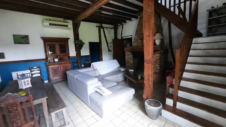 Maison Chaleureuse Avec Cheminée Pour 12 Personnes - Pas-de-Calais