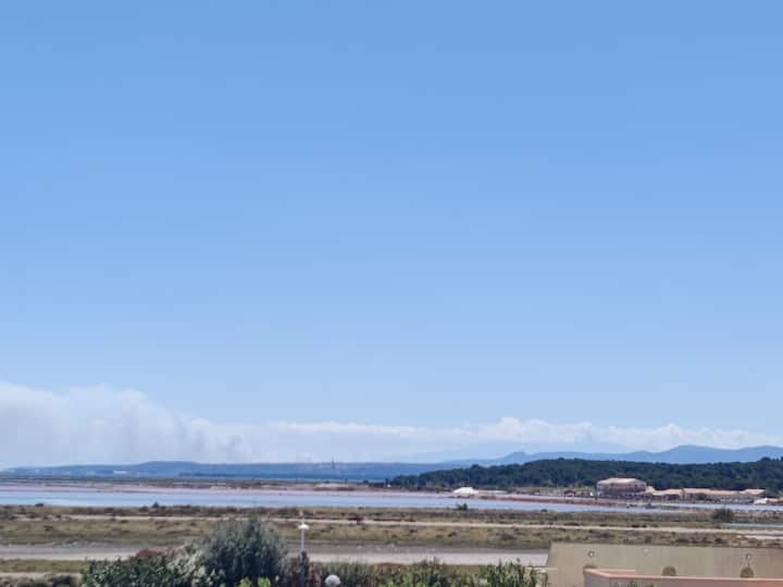 Charmant Appartement Calme Avec Clim Et Parking - Gruissan