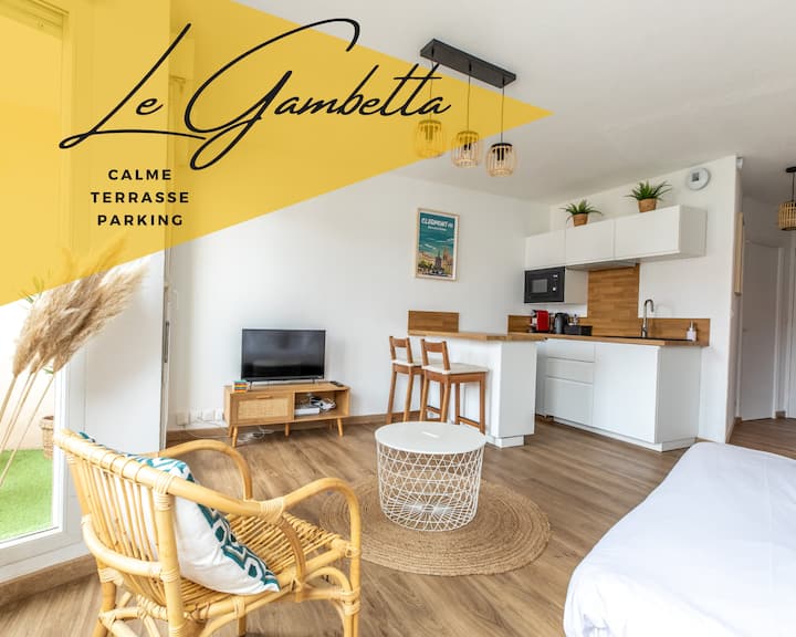*Le Gambetta* Centre Ville, Parking & Terrasse - ibis budget Clermont Ferrand Sud