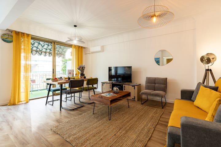 Superbe 2 Pièces - 200m Plage - Climatisation - Nizza