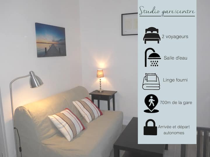 Gs4- Studio Quartier Centre/gare/prébendes à Tours - Tours