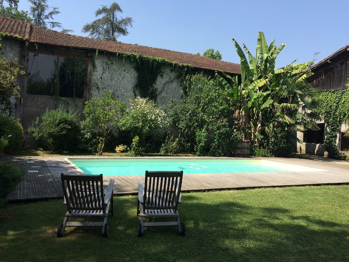 Vaste Gîte Avec Piscine - Vic-Fezensac