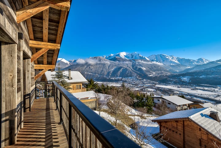 Chalet Design Et Vue Imprenable Mont Blanc - Flaine