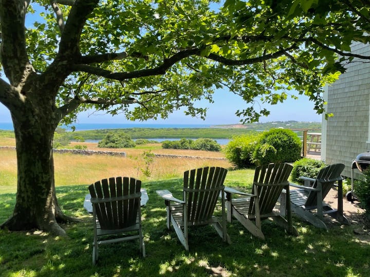 4 Br Home, Squibnocket Waterviews, - 瑪莎葡萄園島