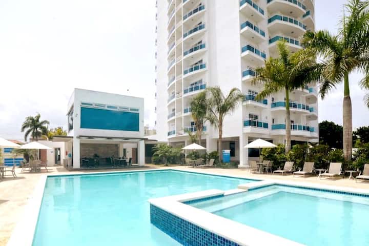 2-bedroom Condo With Pool,  Gym & Wifi Juan Dolio - Dominican Republic